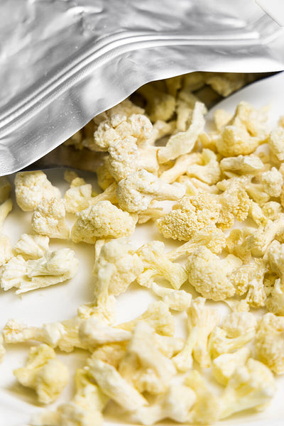 Freeze-Dried Cauliflower - Instant Salad - No Prep - No Spoilage - Cau